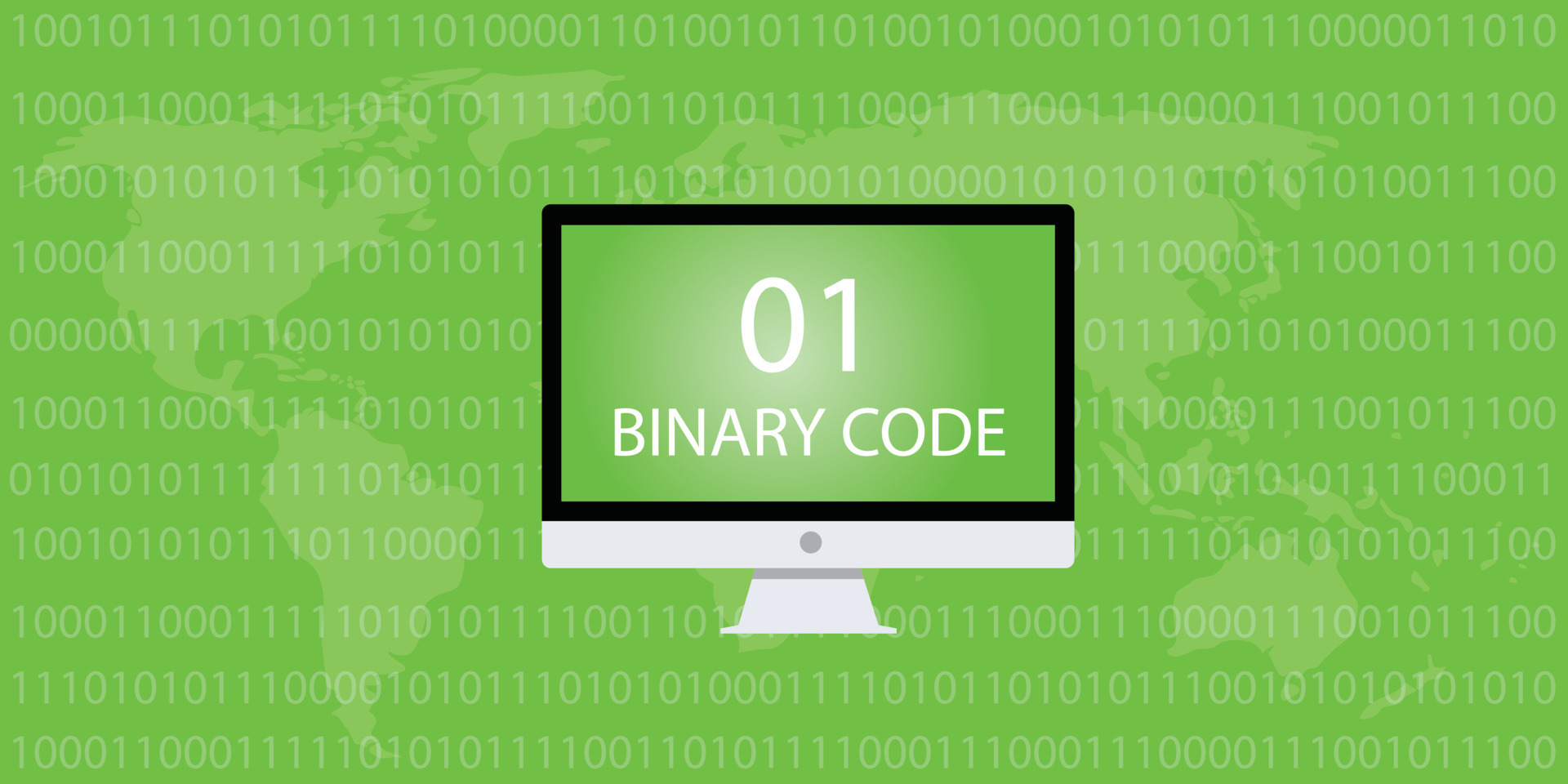 binary code computer desktop and 01 10 number 15616752 Vector Art at Vecteezy