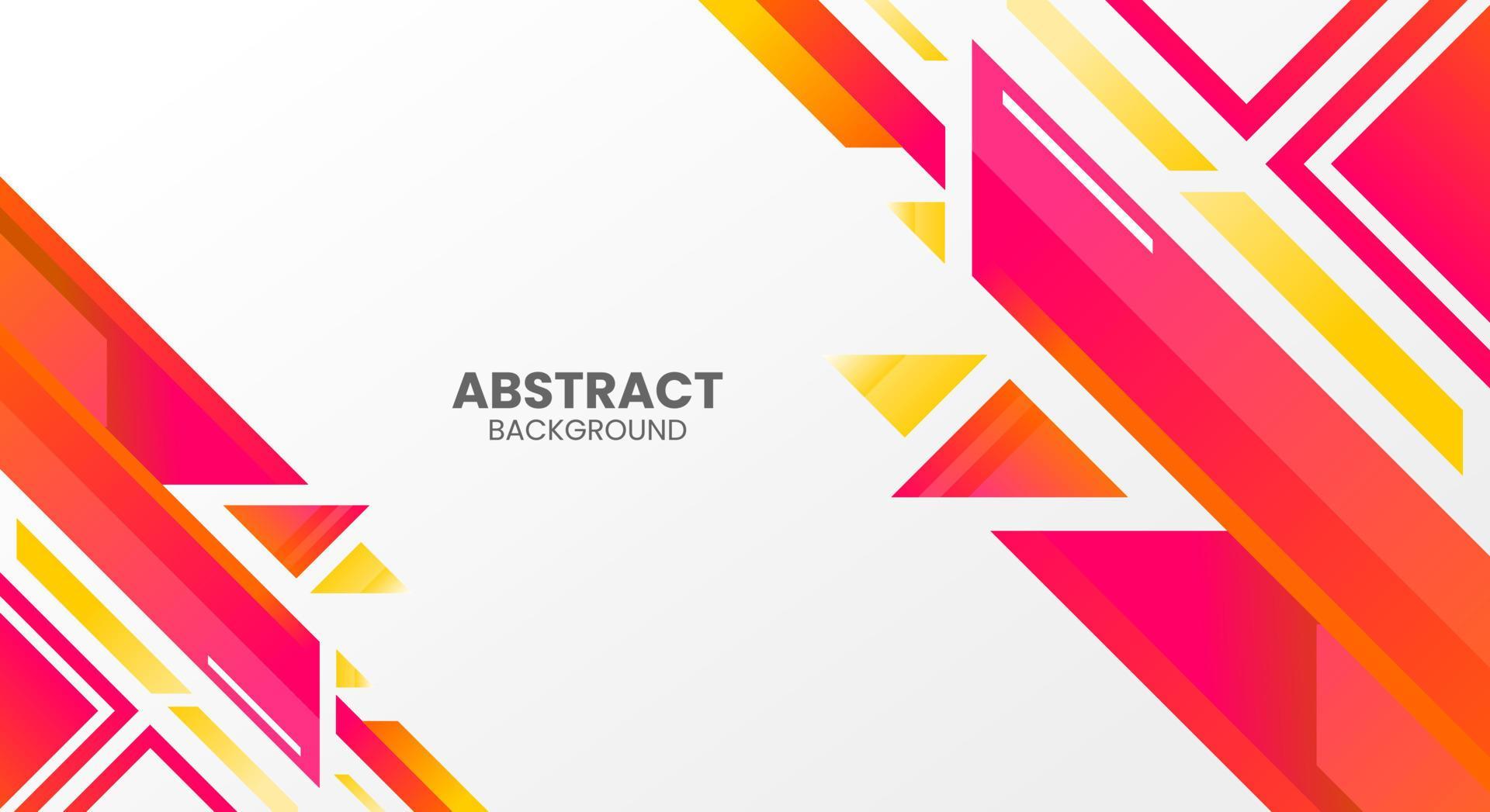 Abstract Red Gradient Geometric Shapes Background Vector Illustration
