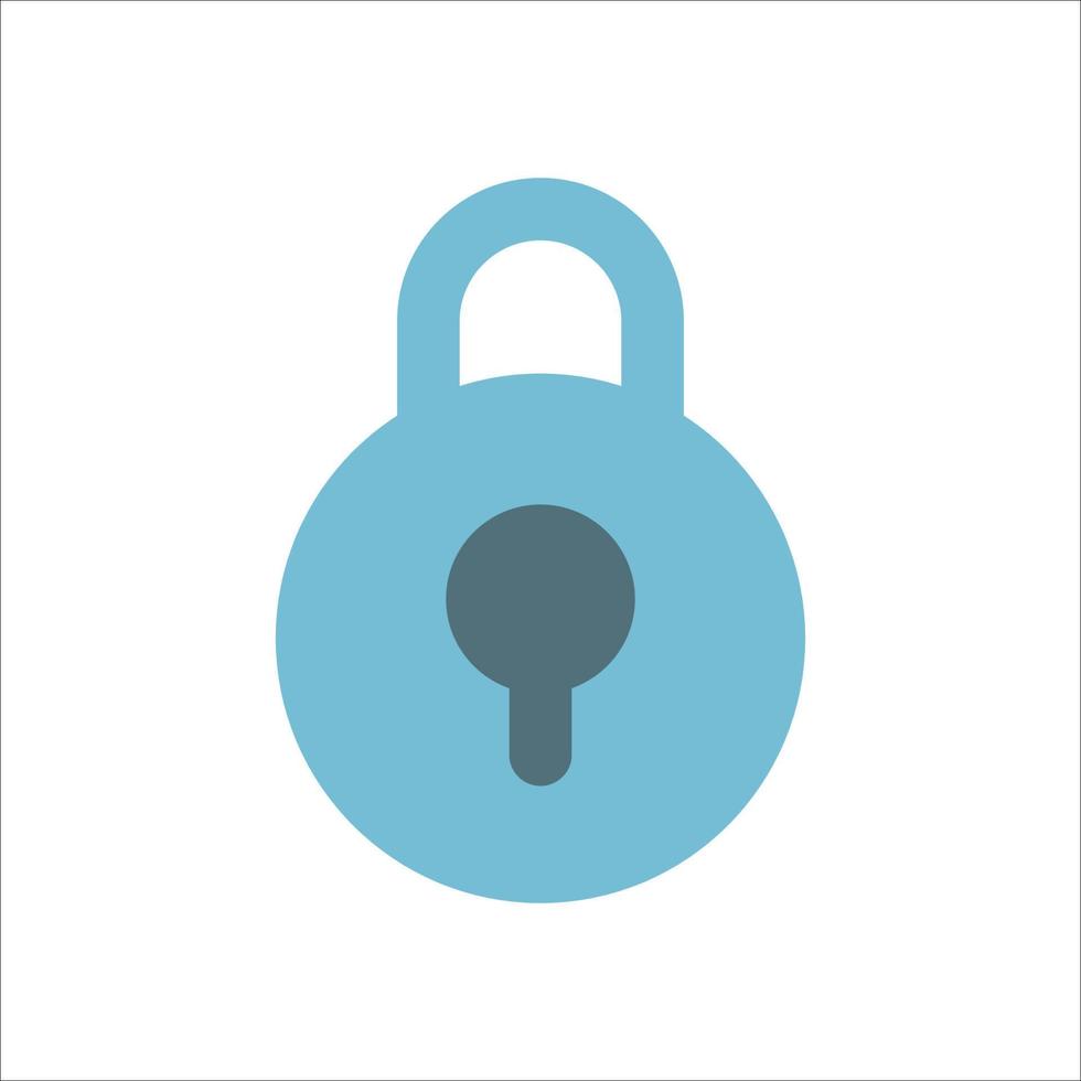 Padlock Icon Solid 15617323 Vector Art at Vecteezy