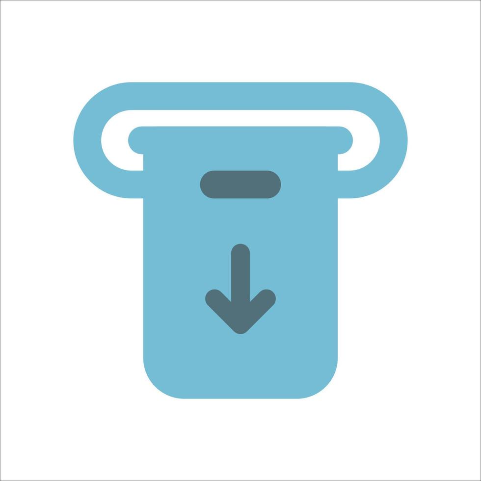withdraw icon solid 15617325 Vector Art at Vecteezy