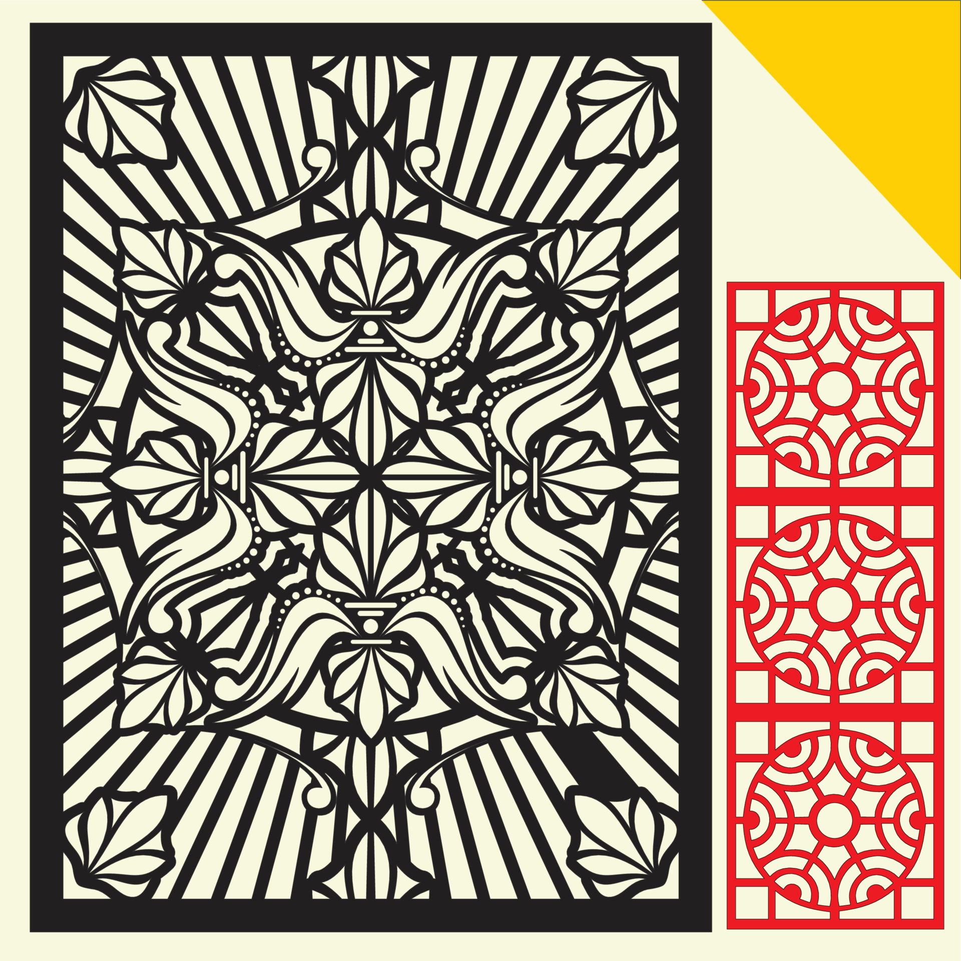 Big Laser Cut Decorative Wall Panel Pattern Set Jali Designacrylic And Cnc Machine Cutting
