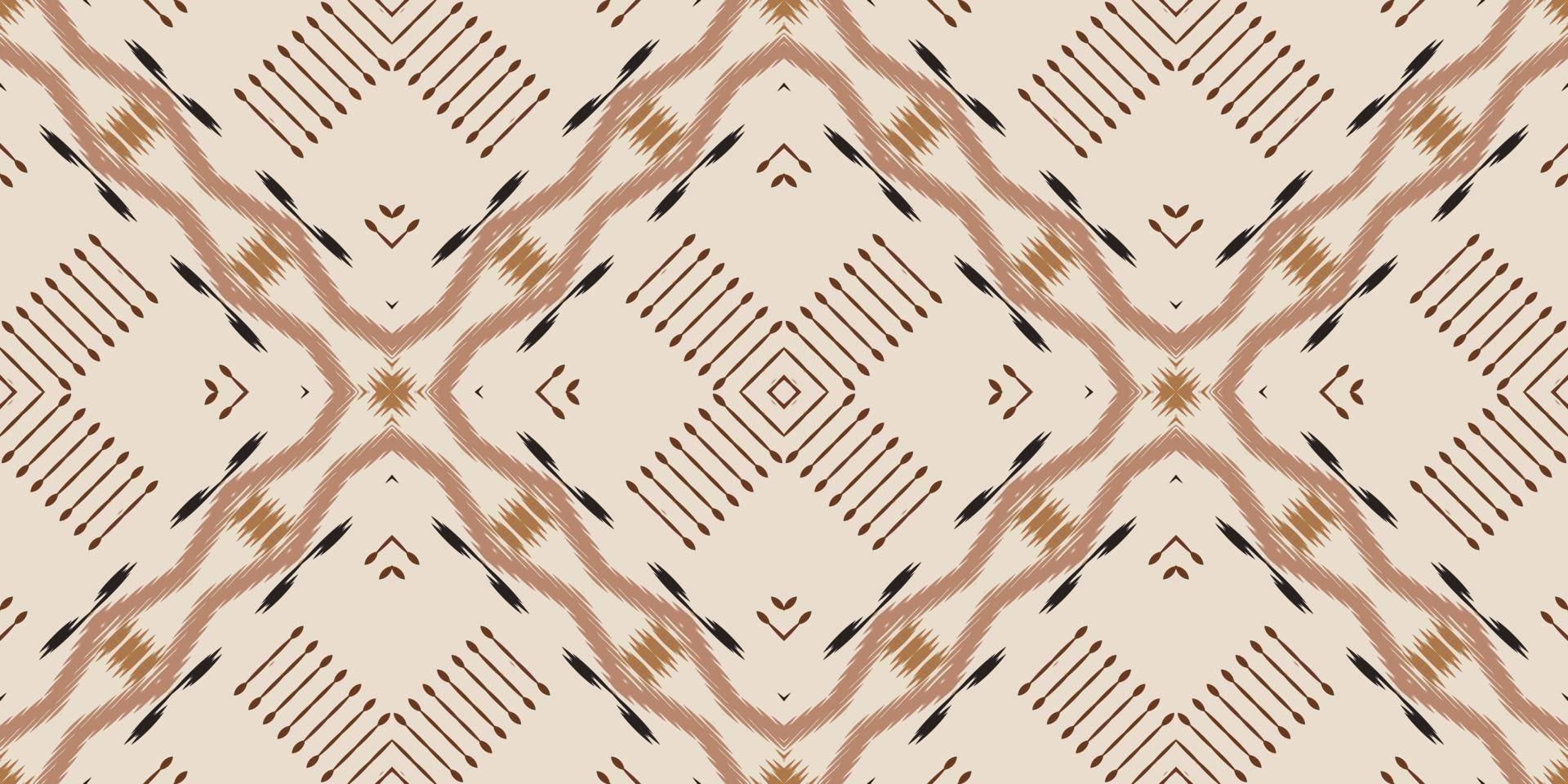 Ikat dots tribal Aztec Seamless Pattern. Ethnic Geometric Ikkat Batik Digital vector textile ...