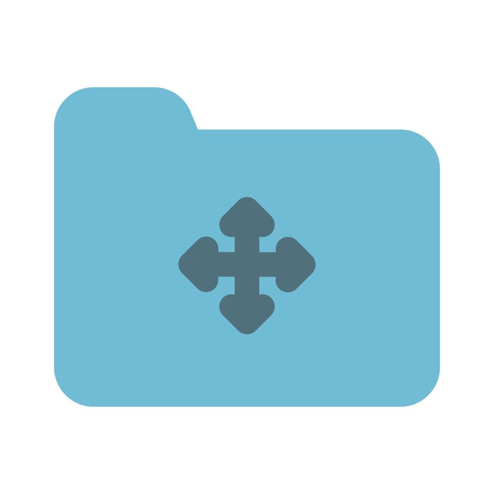 Folder Icon Solid Two Color 15623390 Vector Art at Vecteezy