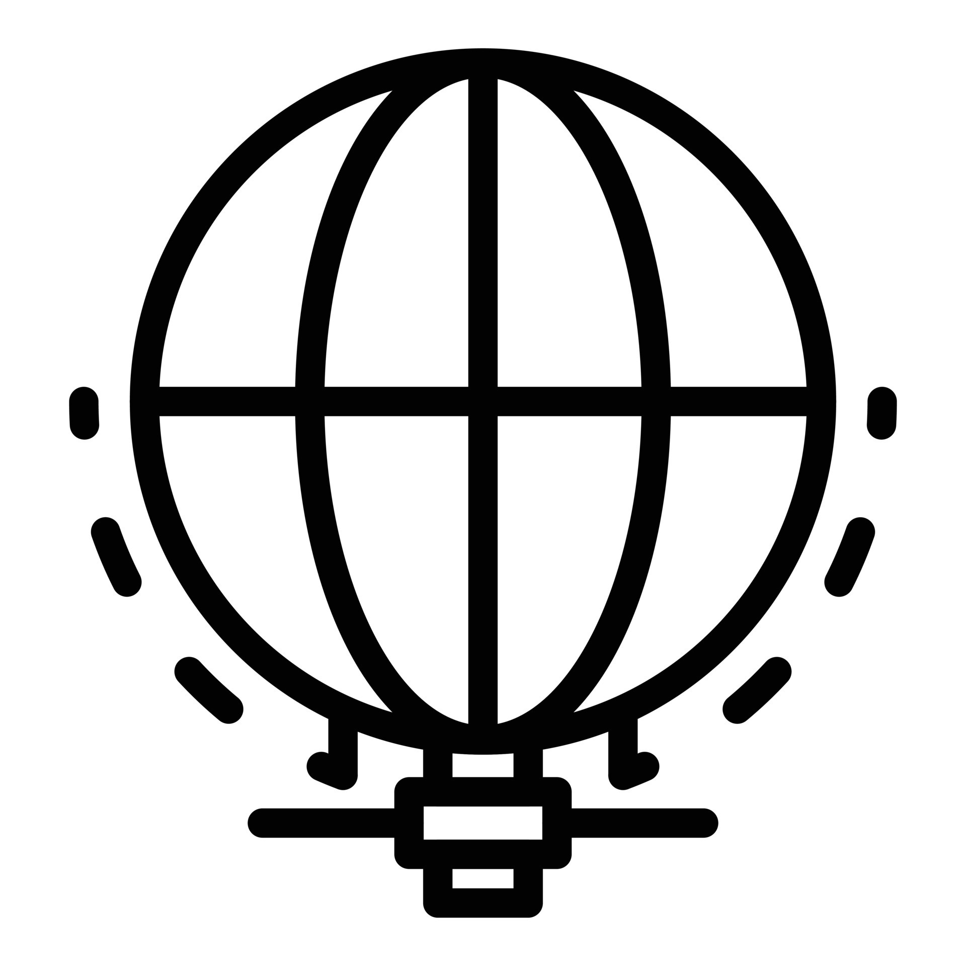 Communication Global Network Icon Outline Style 15627878 Vector Art At Vecteezy
