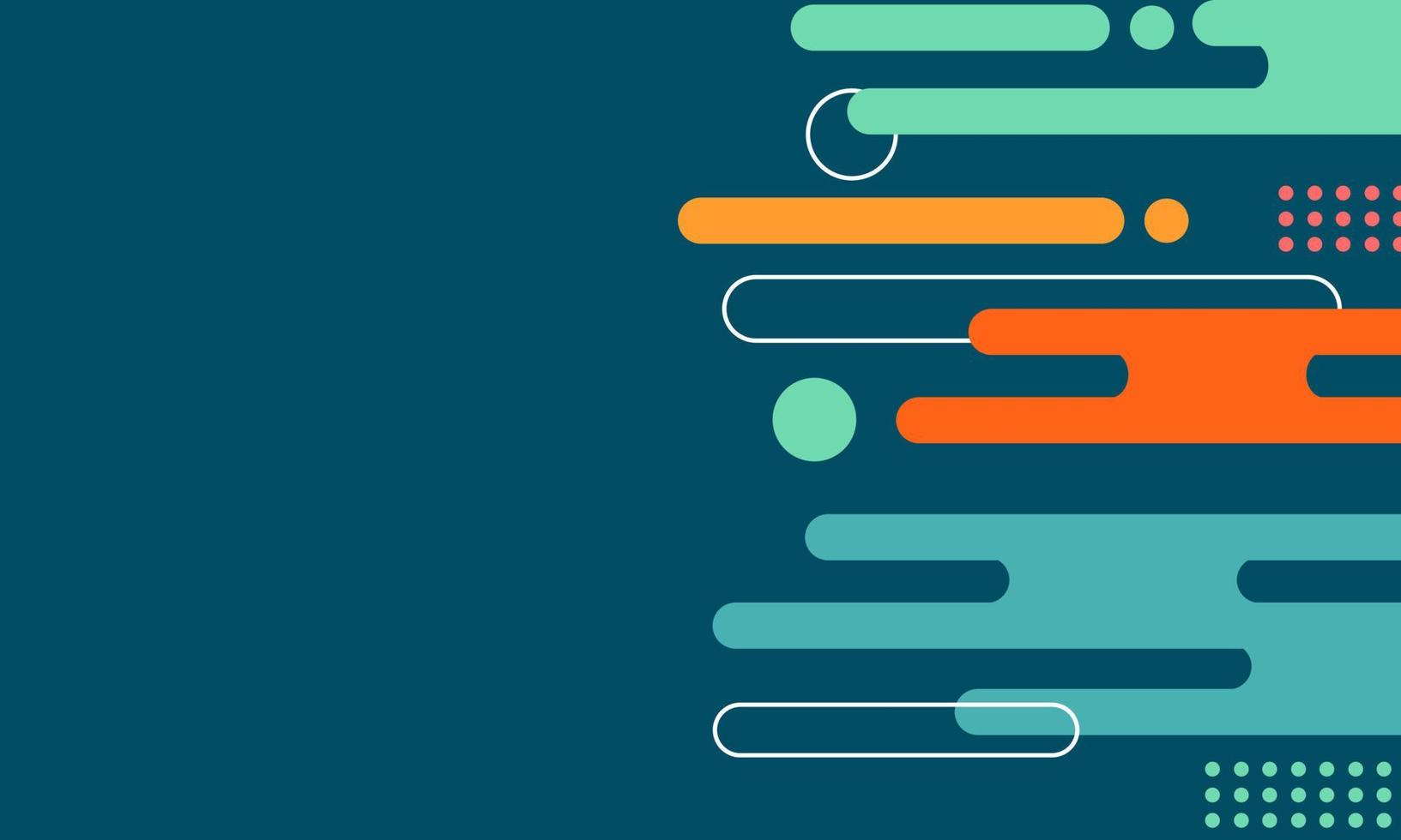 Abstract Colourfull Mustard Rounded Lines Halftone Transition Vector Background Illustration