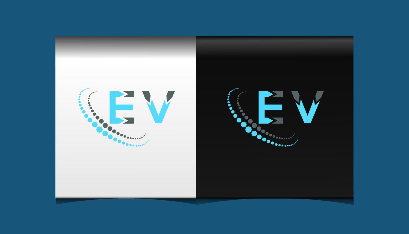 EV letter logo creative design. EV unique design. 15630094 Vector Art at Vecteezy