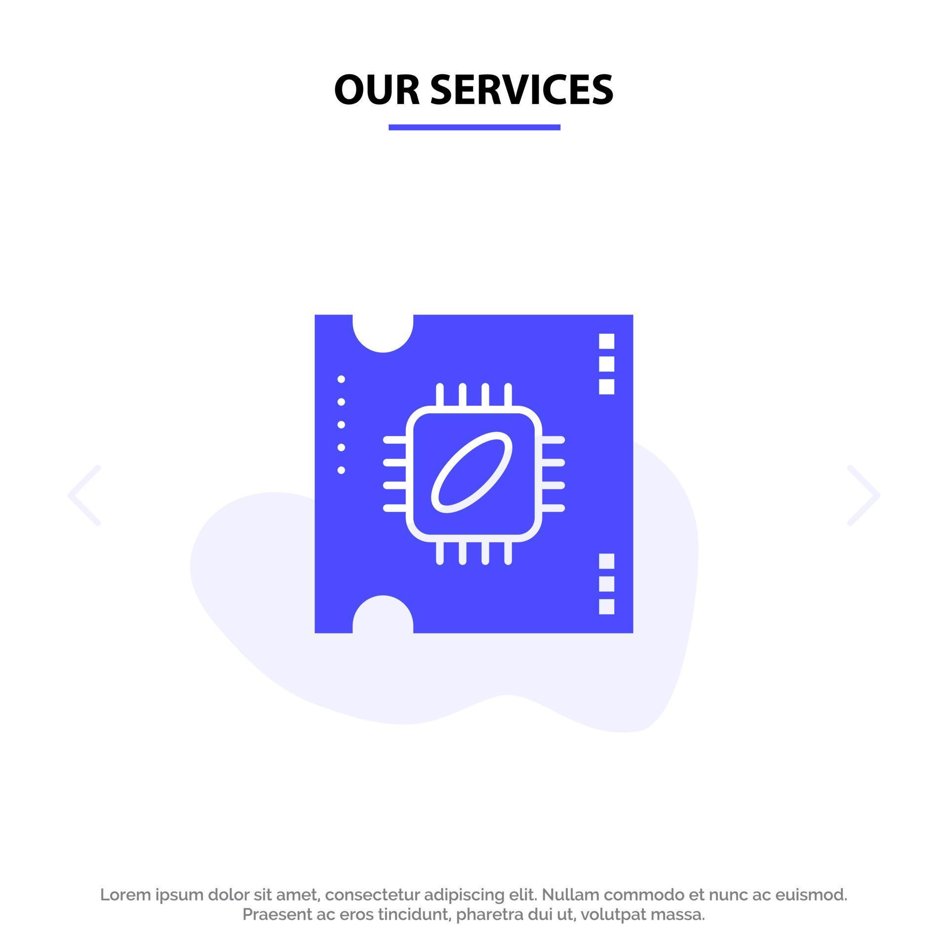 Our Services Cpu Microchip Processor Processor Chip Solid Glyph Icon ... Our Services Cpu Microchip Processor Processor Chip Solid Glyph Icon ...