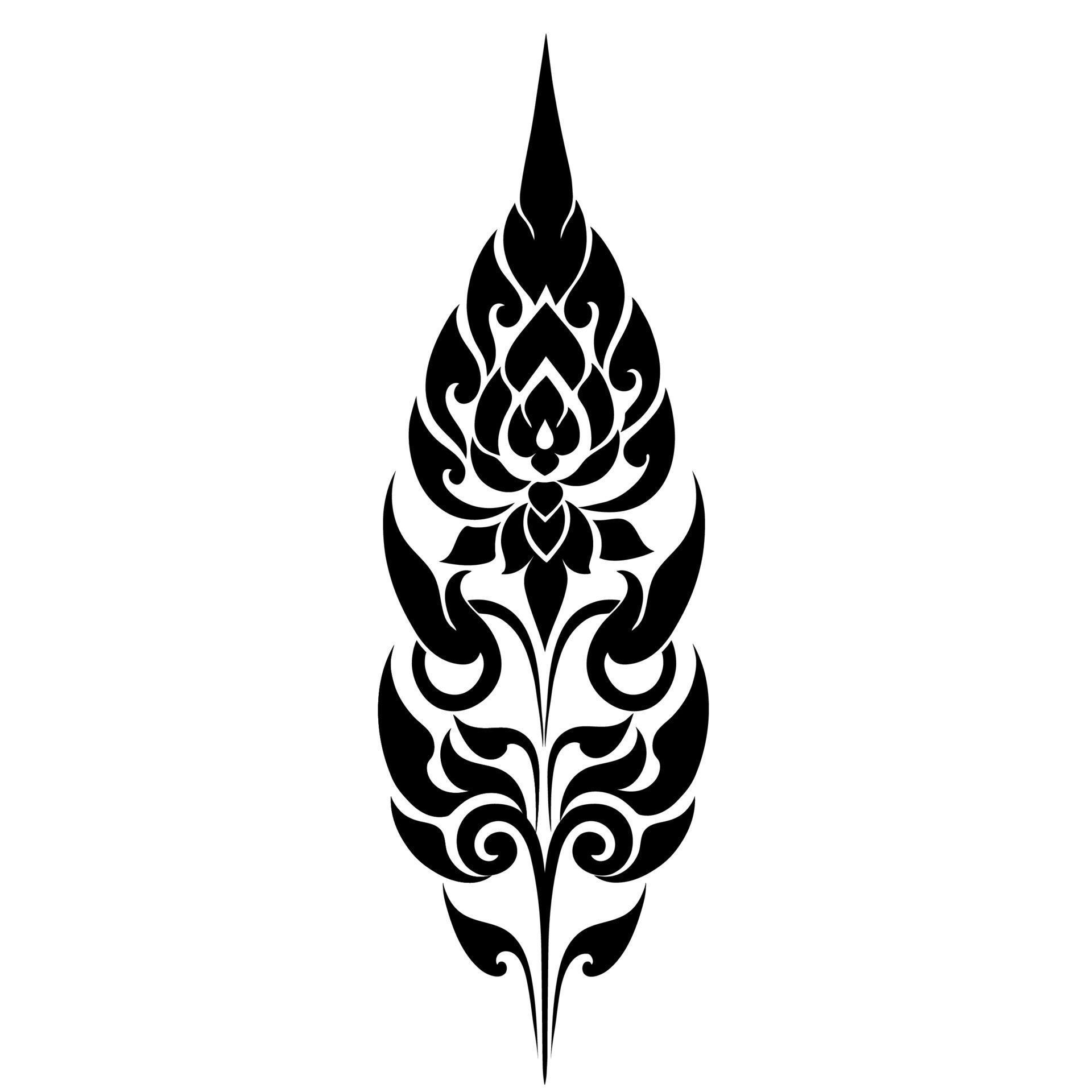 Modern Thai Art Pattern For Decoration Of Unique And Characteristic To Thailand This Work Is