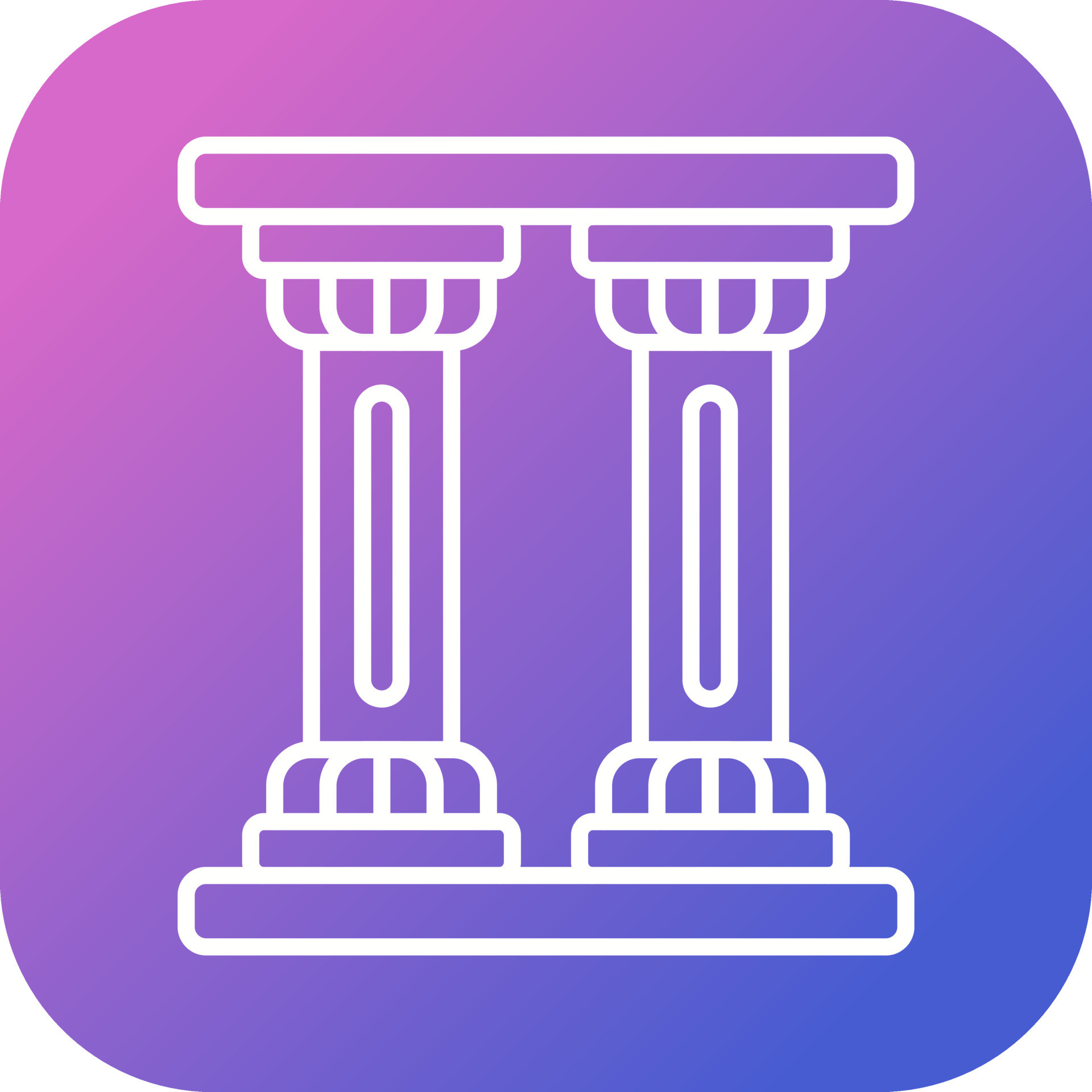 Column Vector Icon 15636455 Vector Art at Vecteezy