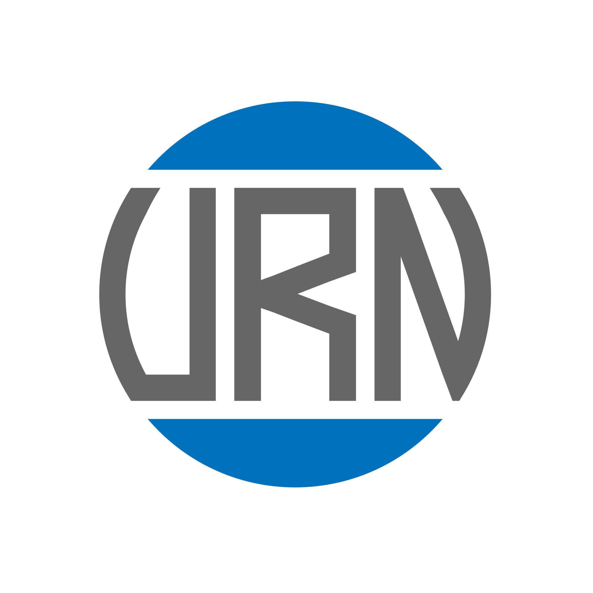VRN letter logo design on white background. VRN creative initials ...