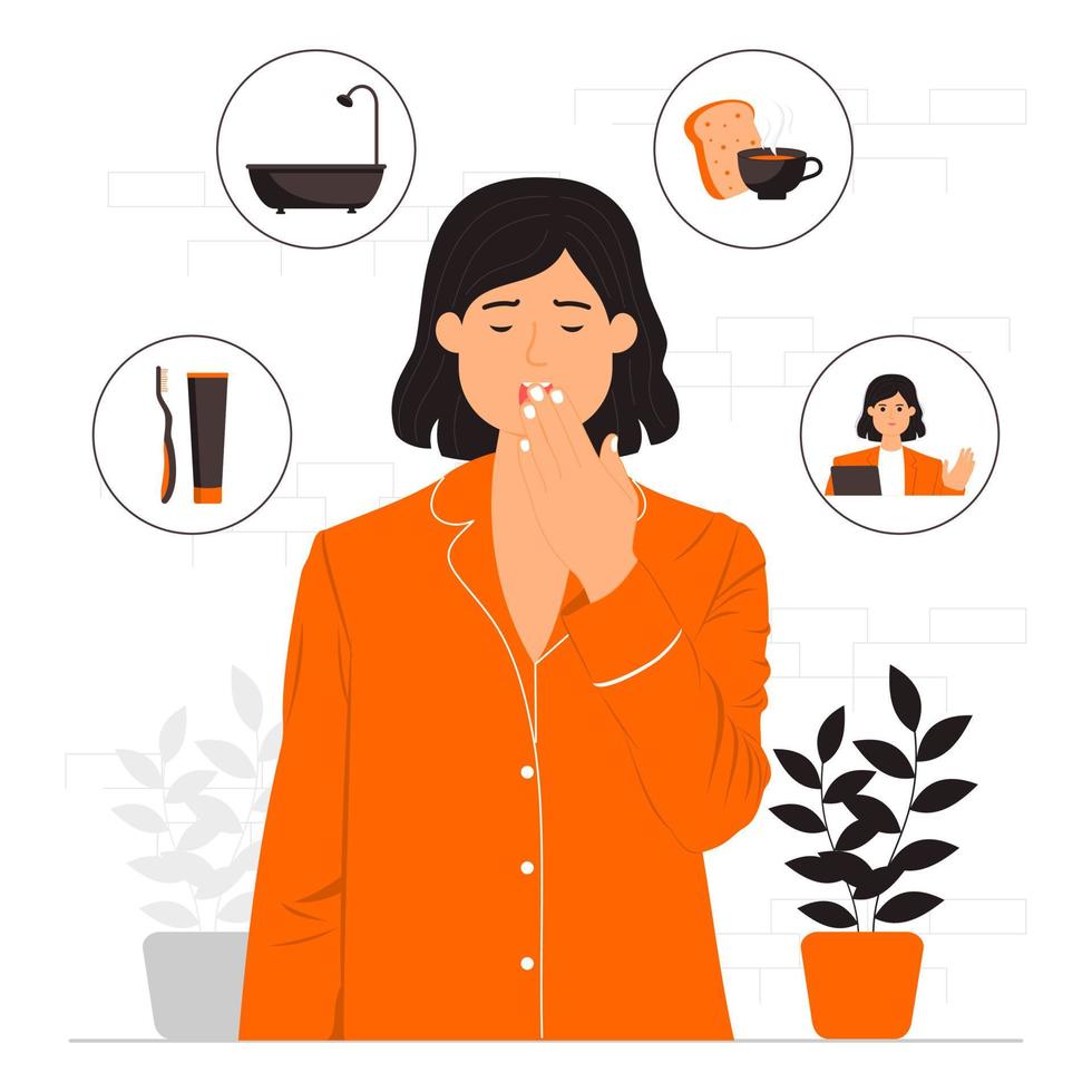 Morning routine concept illustration 15643831 Vector Art at Vecteezy Morning routine concept illustration 15643831 Vector Art at Vecteezy