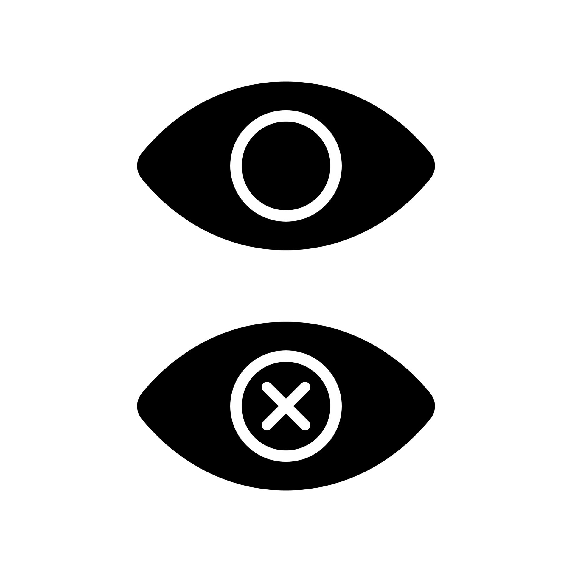 Confidential, show password and hide password icons in flat style ... Confidential, show password and hide password icons in flat style ...