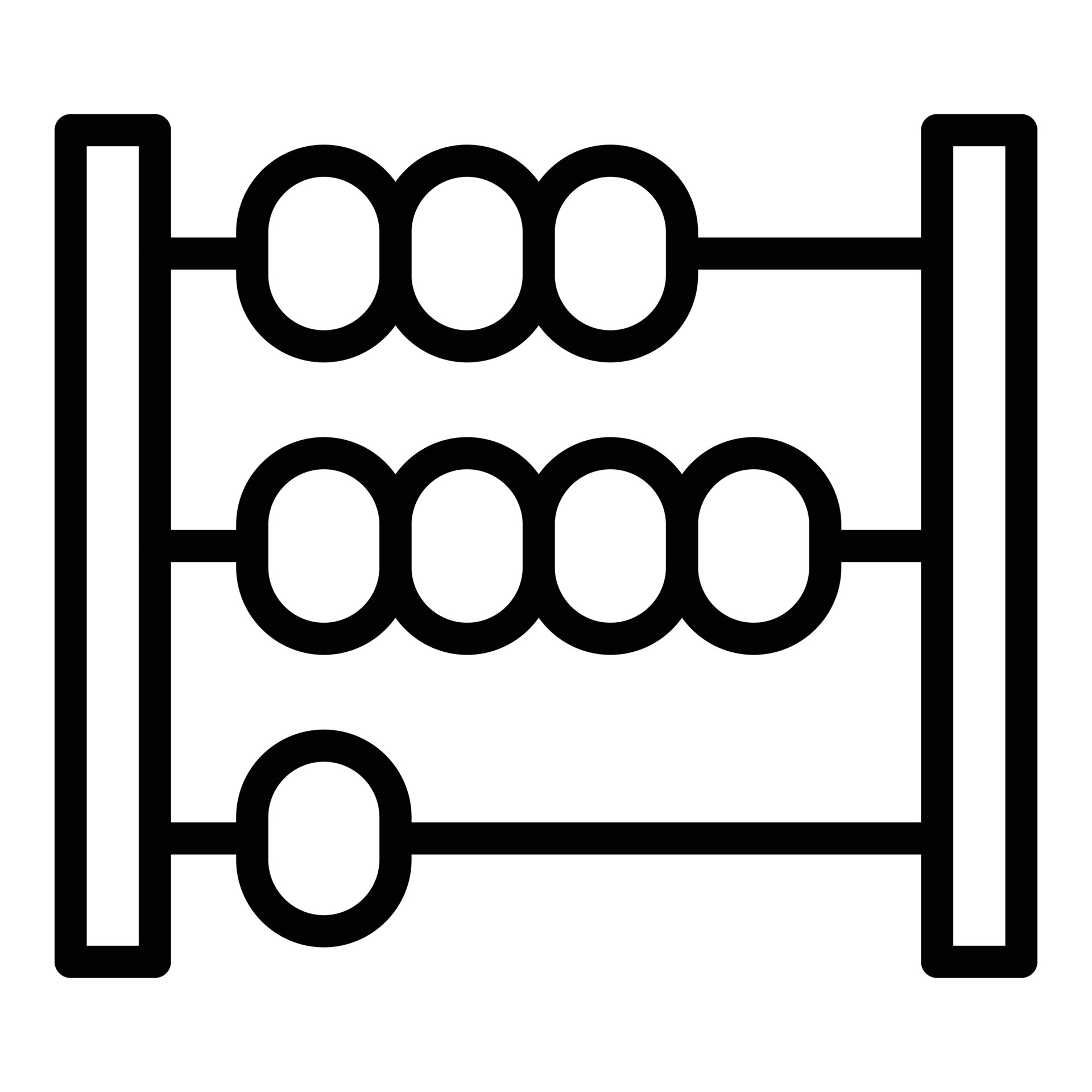 Wooden Abacus Icon Outline Style 15646161 Vector Art At Vecteezy