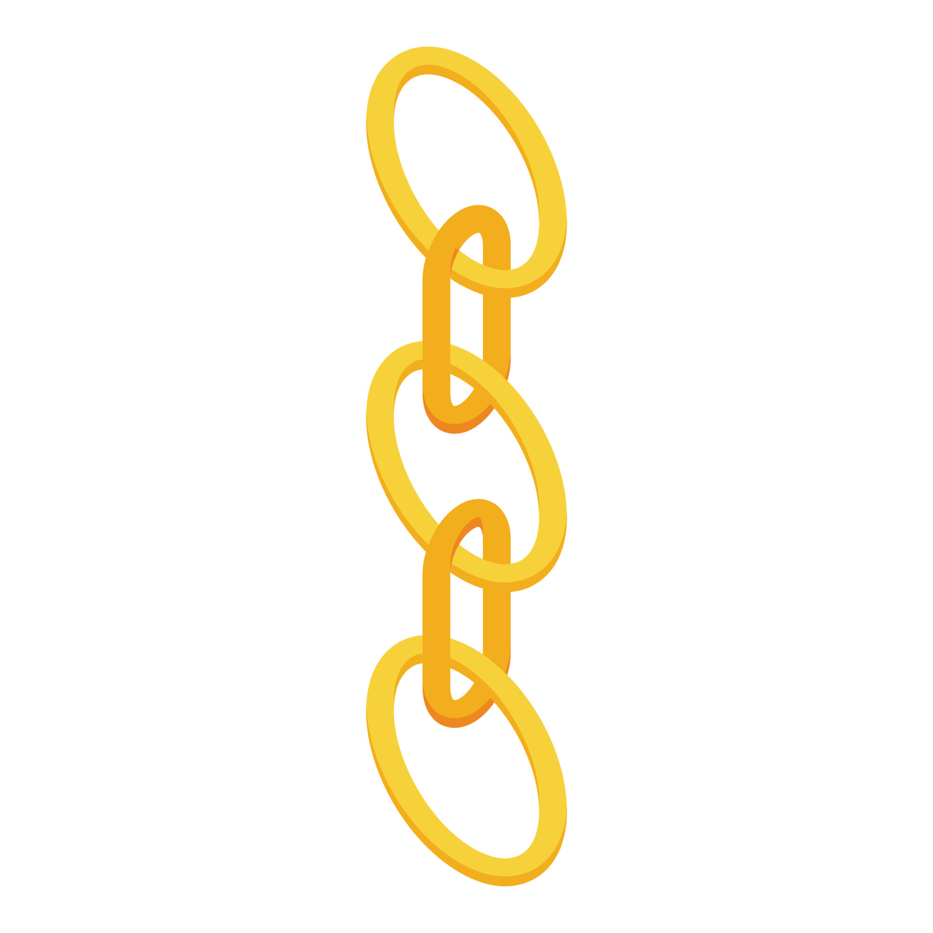 Chain icon, isometric style 15648184 Vector Art at Vecteezy