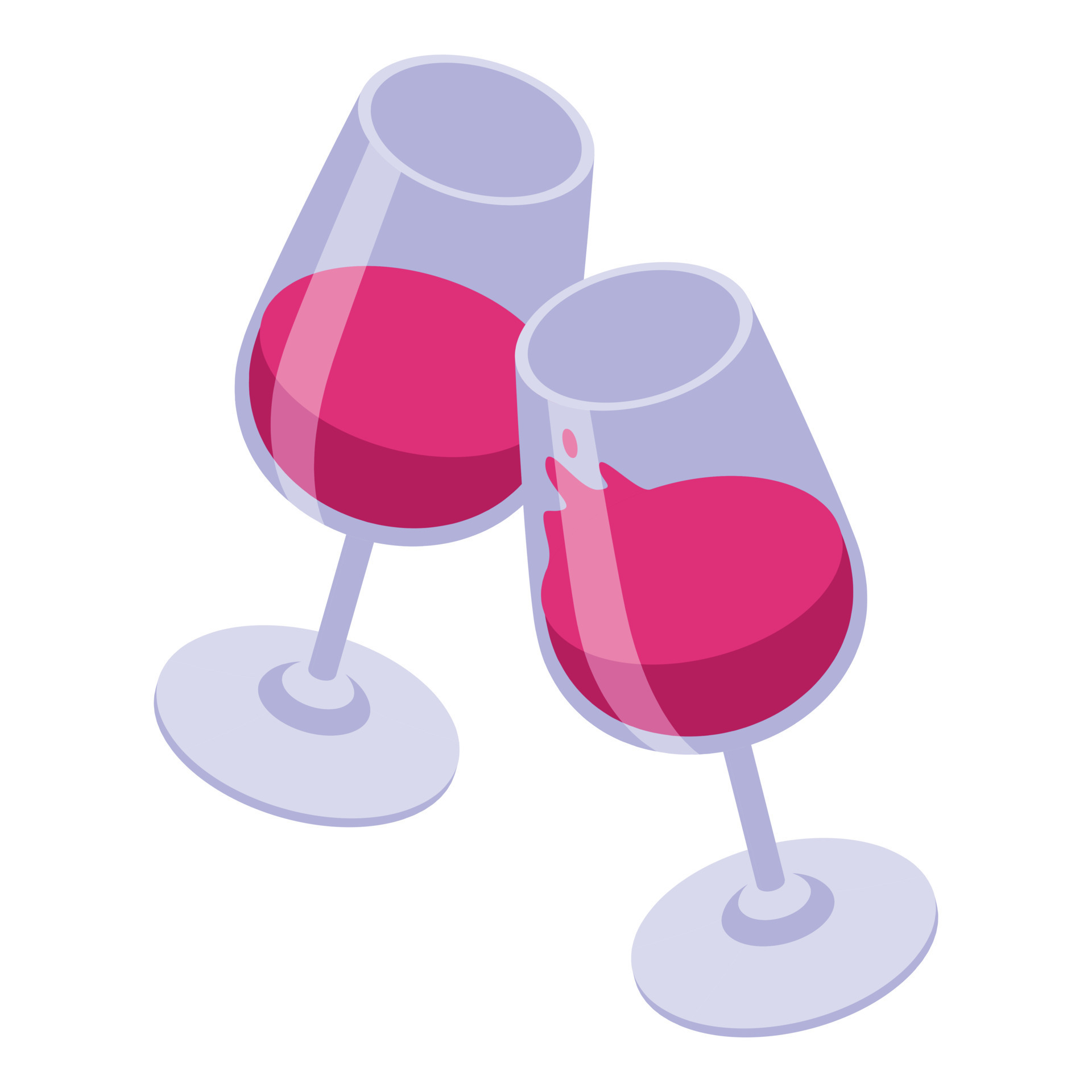 Wine Glass Cheers Icon Isometric Style 15650237 Vector Art At Vecteezy