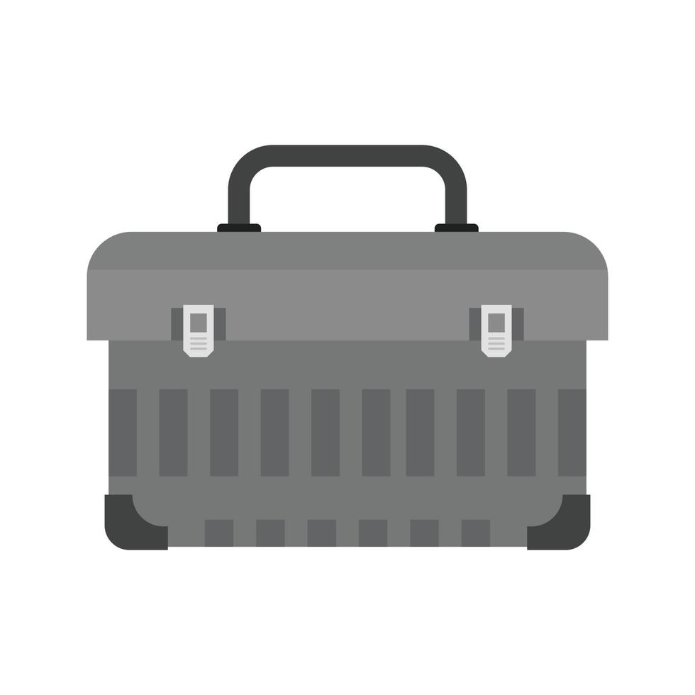 Toolbox Flat Greyscale Icon 15652506 Vector Art at Vecteezy
