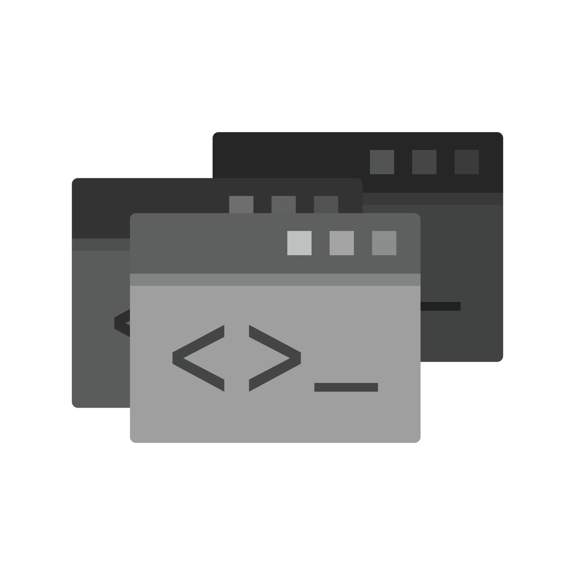 Programming Windows Flat Greyscale Icon 15652886 Vector Art at Vecteezy