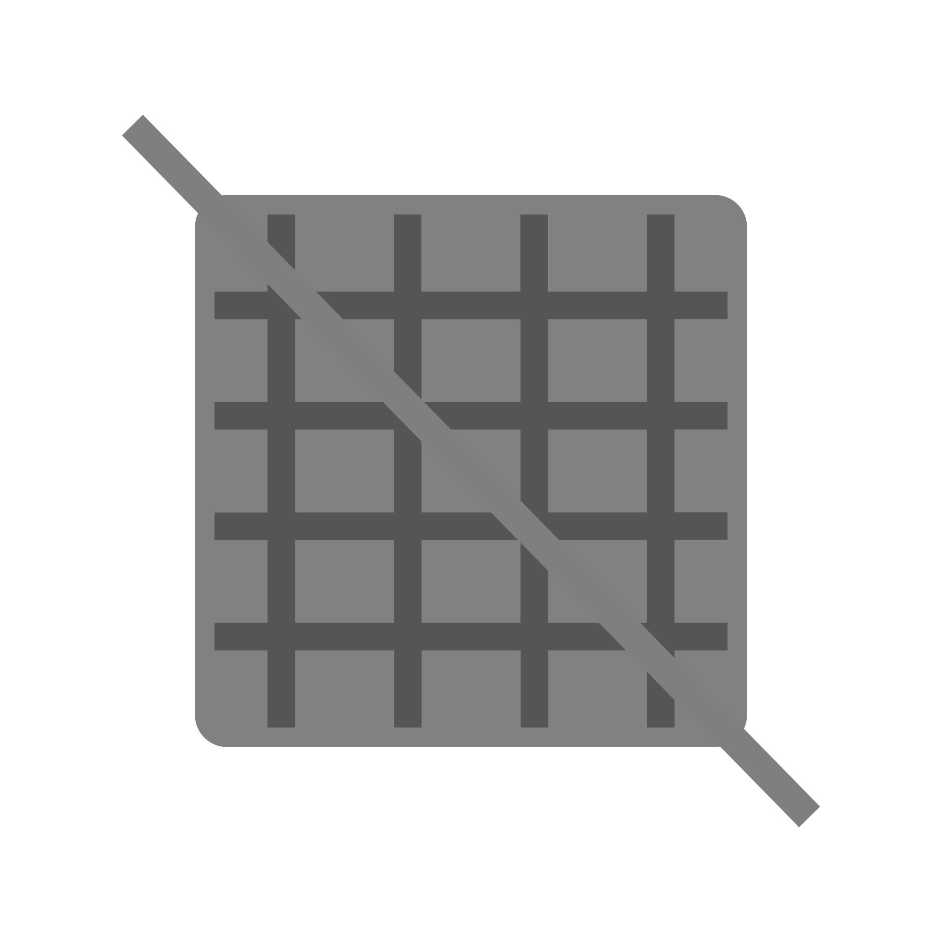 Grid Off Flat Greyscale Icon 15653592 Vector Art at Vecteezy