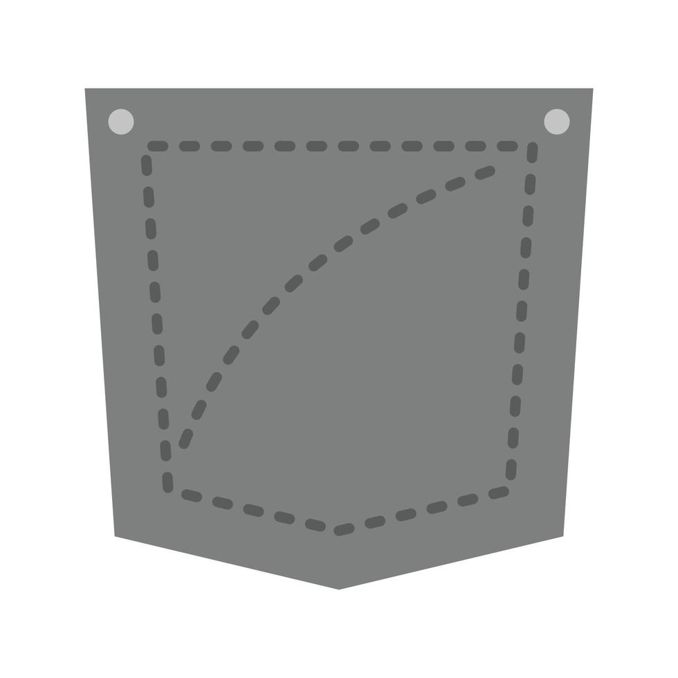 Pocket Square Flat Greyscale Icon 15653851 Vector Art at Vecteezy