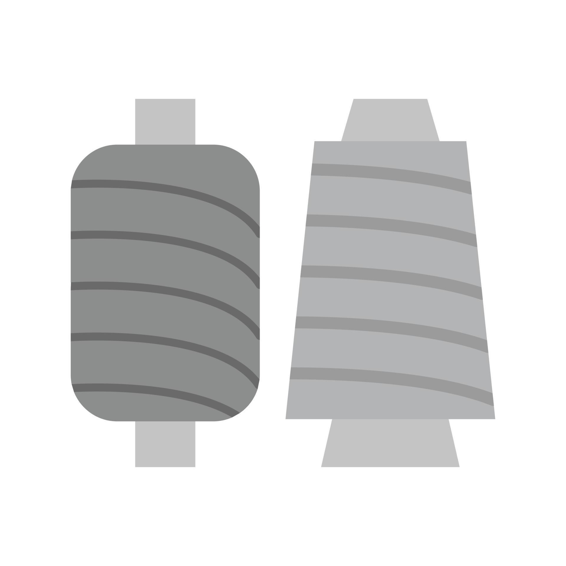 Spools of Thread Flat Greyscale Icon 15654921 Vector Art at Vecteezy
