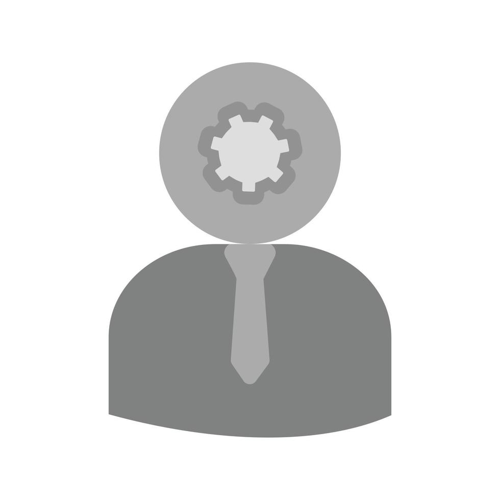 Admin Roles Flat Greyscale Icon 15656133 Vector Art at Vecteezy