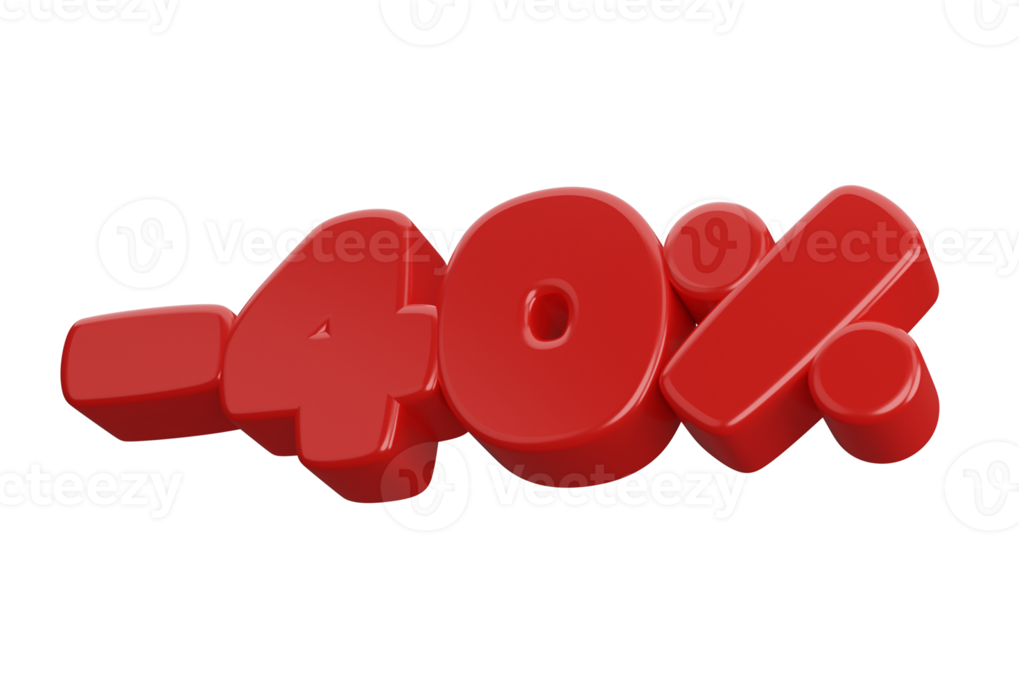 40 percent 3d render discount 15658159 PNG 40 percent 3d render discount 15658159 PNG