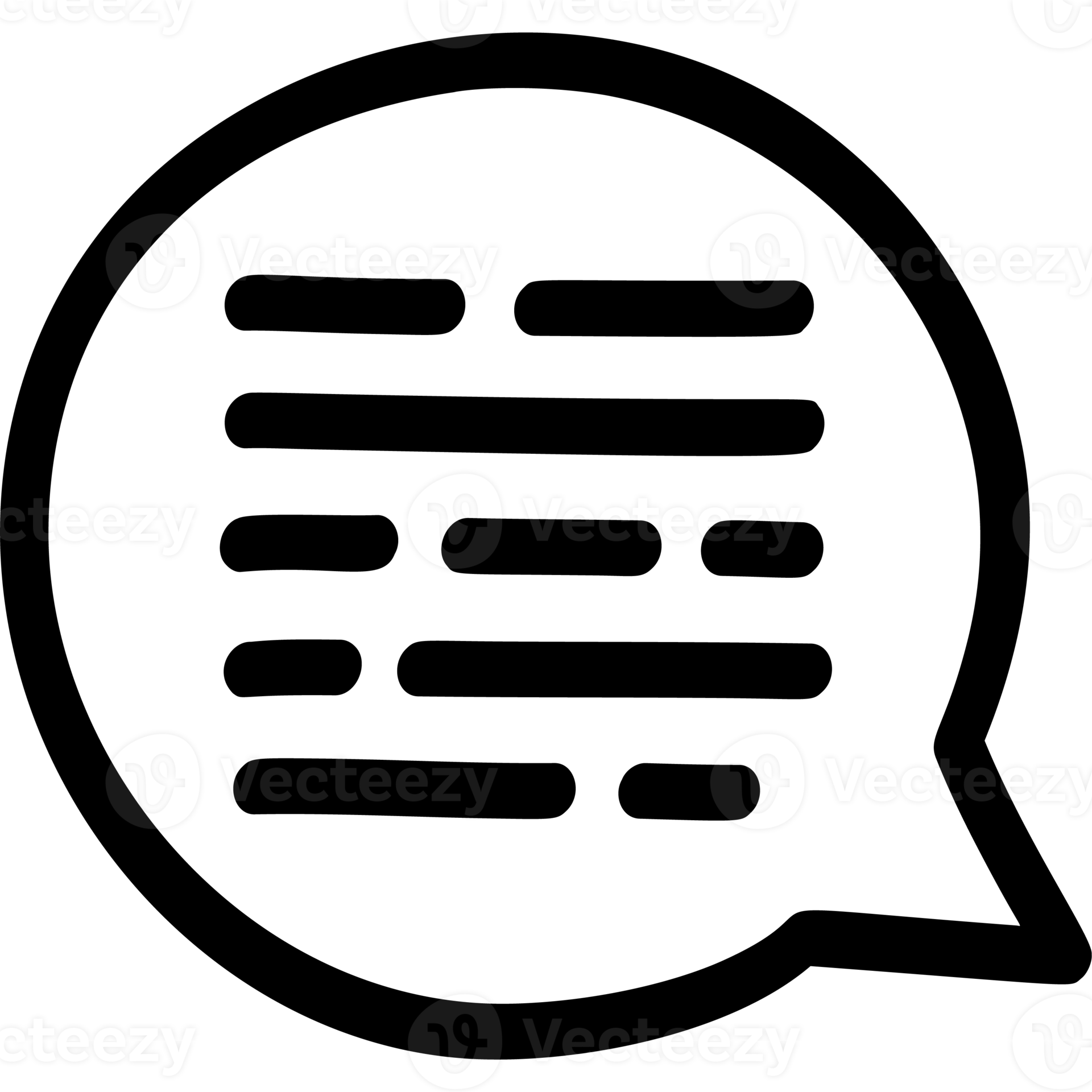 Speech Bubble Chat Icon 15658184 Png