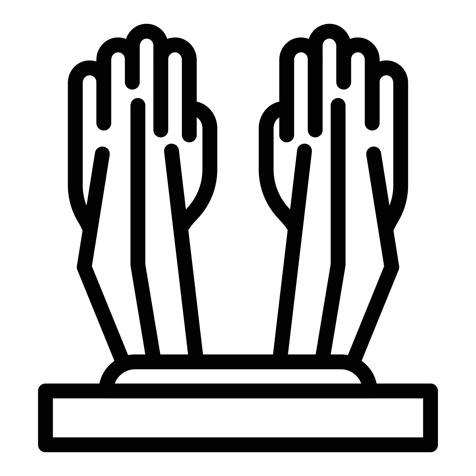 Privacy Palm Recognition Icon Outline Vector Biometric Scan 15659760