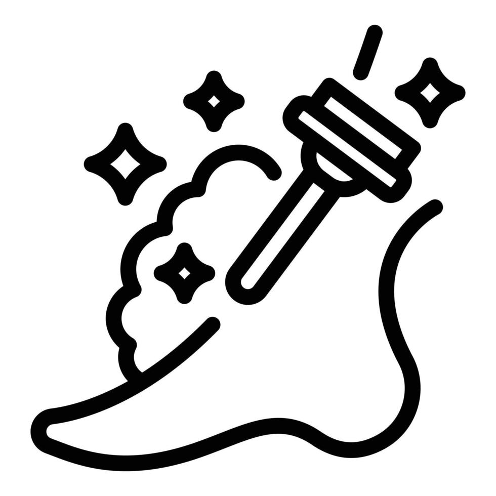 Pedicure Care Icon Outline Vector Foot Beauty 15659800 Vector Art At