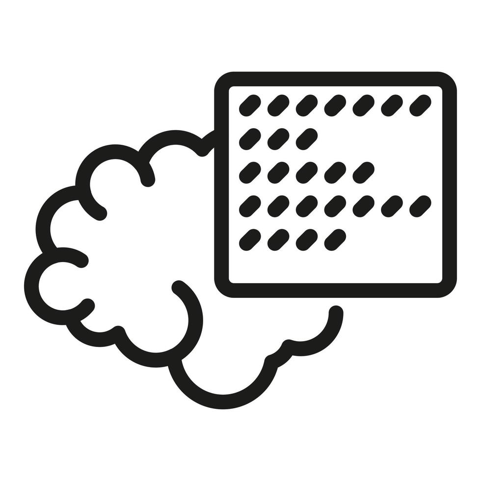 Brain Coding Icon Outline Vector Code Algorithm 15659803 Vector Art At Vecteezy 5805