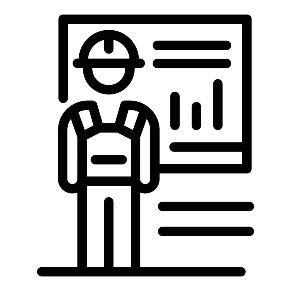 Communications Engineer Banner Icon Outline Style 15662354 Vector Art