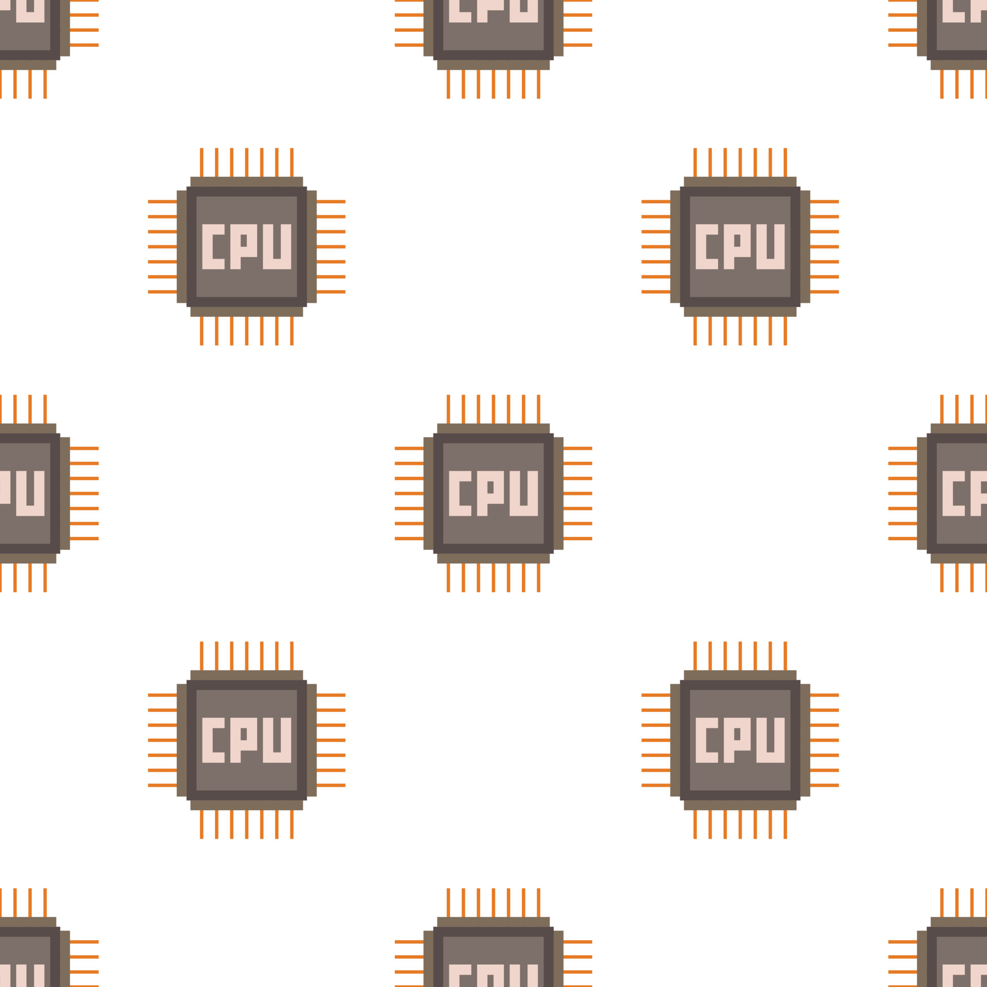Cpu Pattern Seamless Vector 15662454 Vector Art At Vecteezy