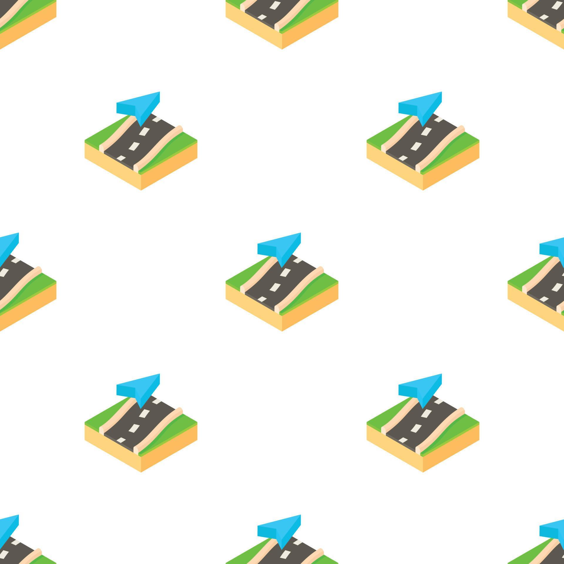 Pointer on road map pattern seamless vector 15662548 Vector Art at Vecteezy