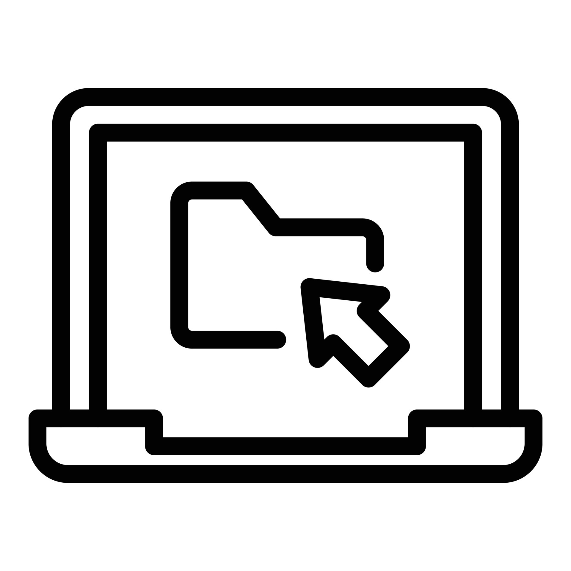 Laptop folder icon outline vector. Computer document 15663362 Vector ... Laptop folder icon outline vector. Computer document 15663362 Vector ...