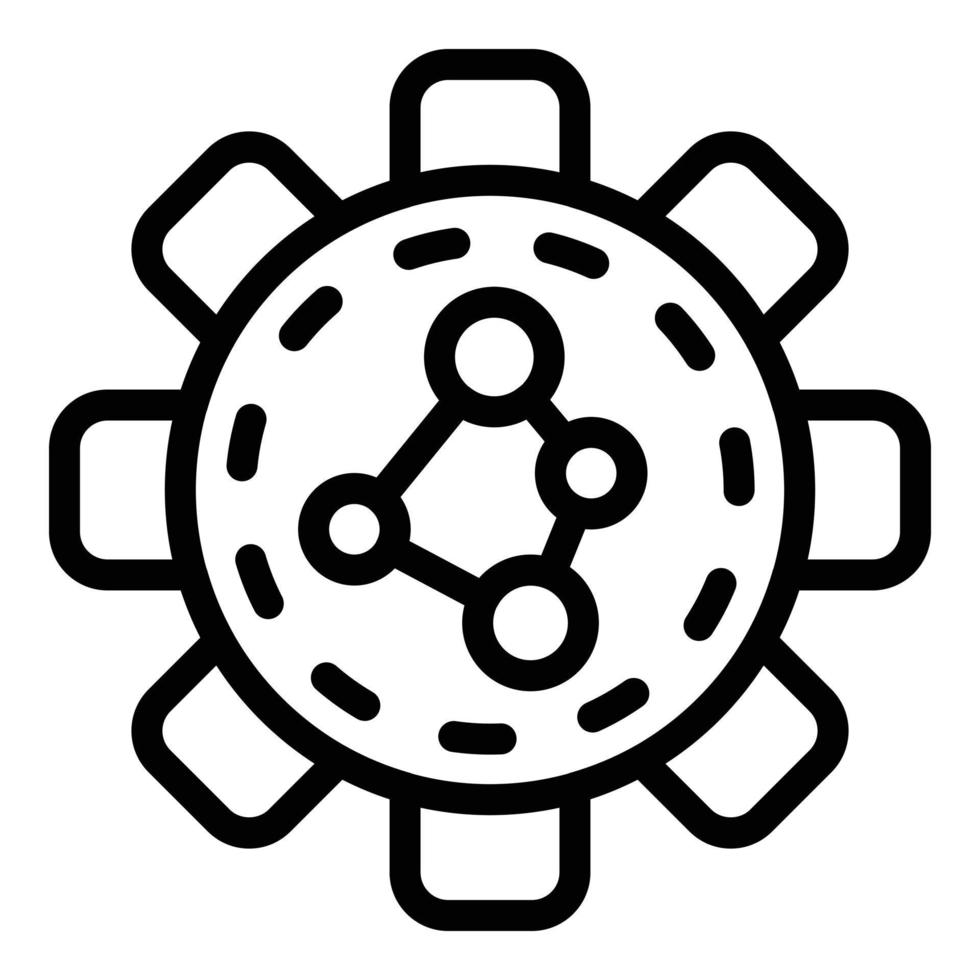 Molecule in gear icon, outline style 15665496 Vector Art at Vecteezy Molecule in gear icon, outline style 15665496 Vector Art at Vecteezy