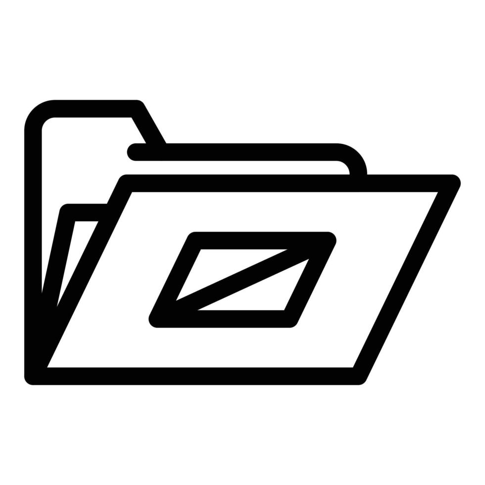 File folder icon, outline style 15666474 Vector Art at Vecteezy File folder icon, outline style 15666474 Vector Art at Vecteezy
