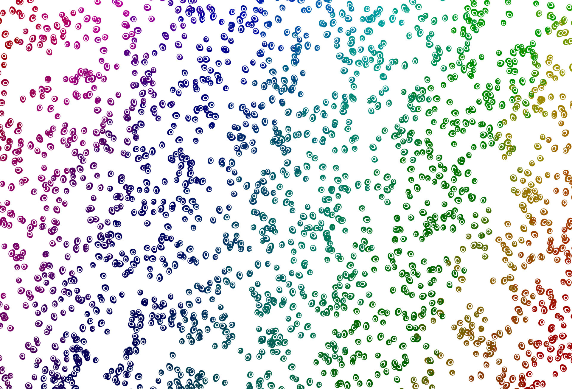 Light Multicolor, Rainbow vector pattern with spheres. 15669559 Vector ...