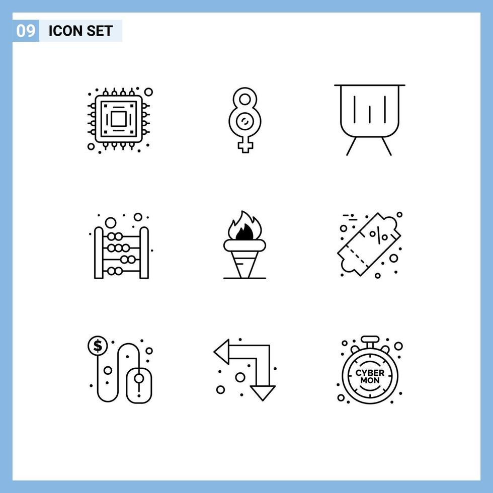 9 Outline Concept For Websites Mobile And Apps Greece Flame Graphic Mathematics Calculating