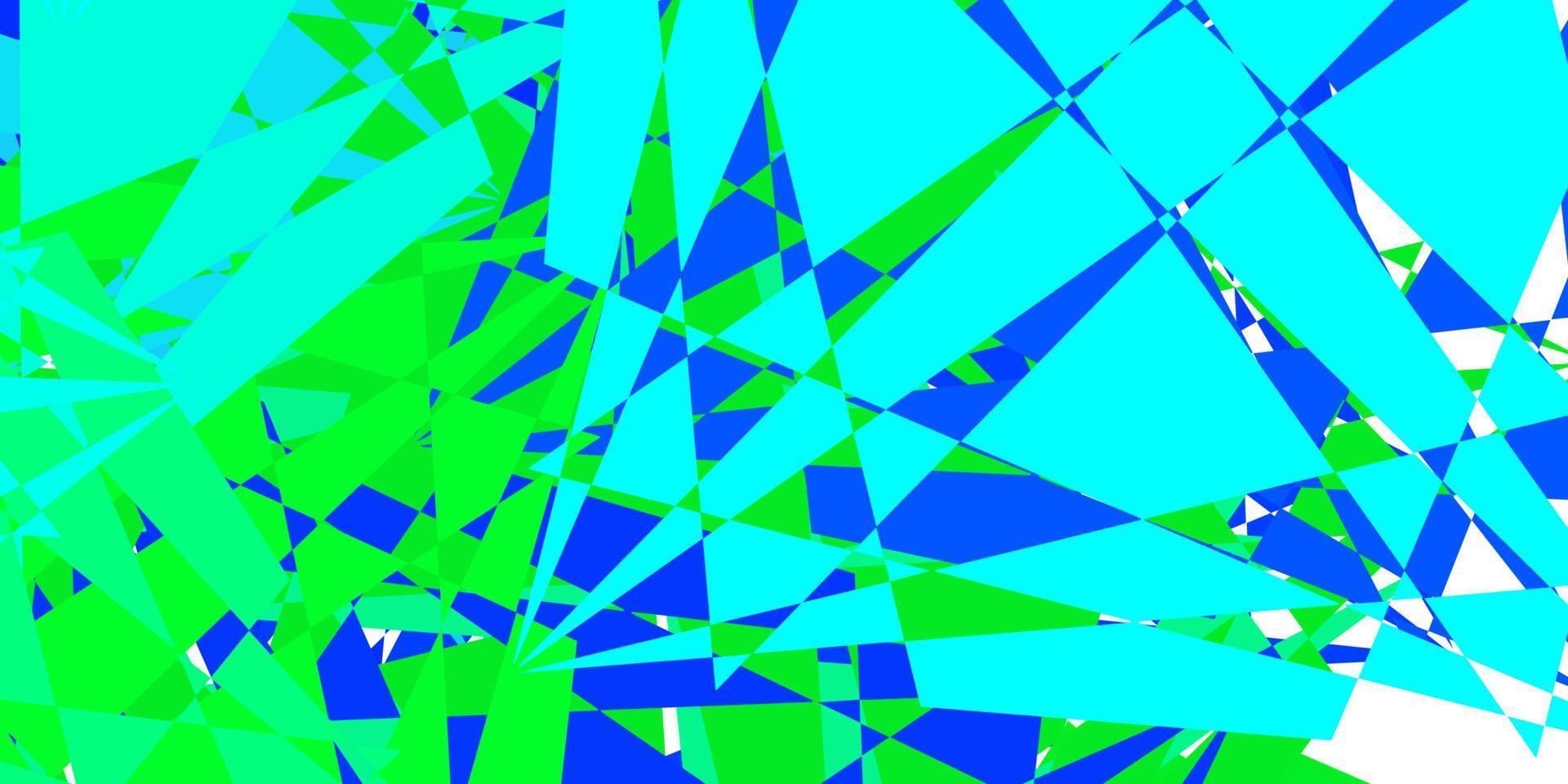 Light Blue Green Vector Pattern With Polygonal Shapes 15670347 Vector