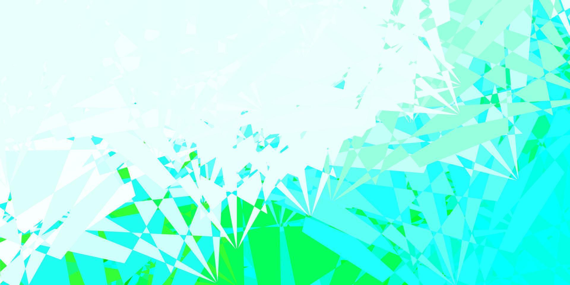 Light Blue Green Vector Background With Polygonal Forms 15670362