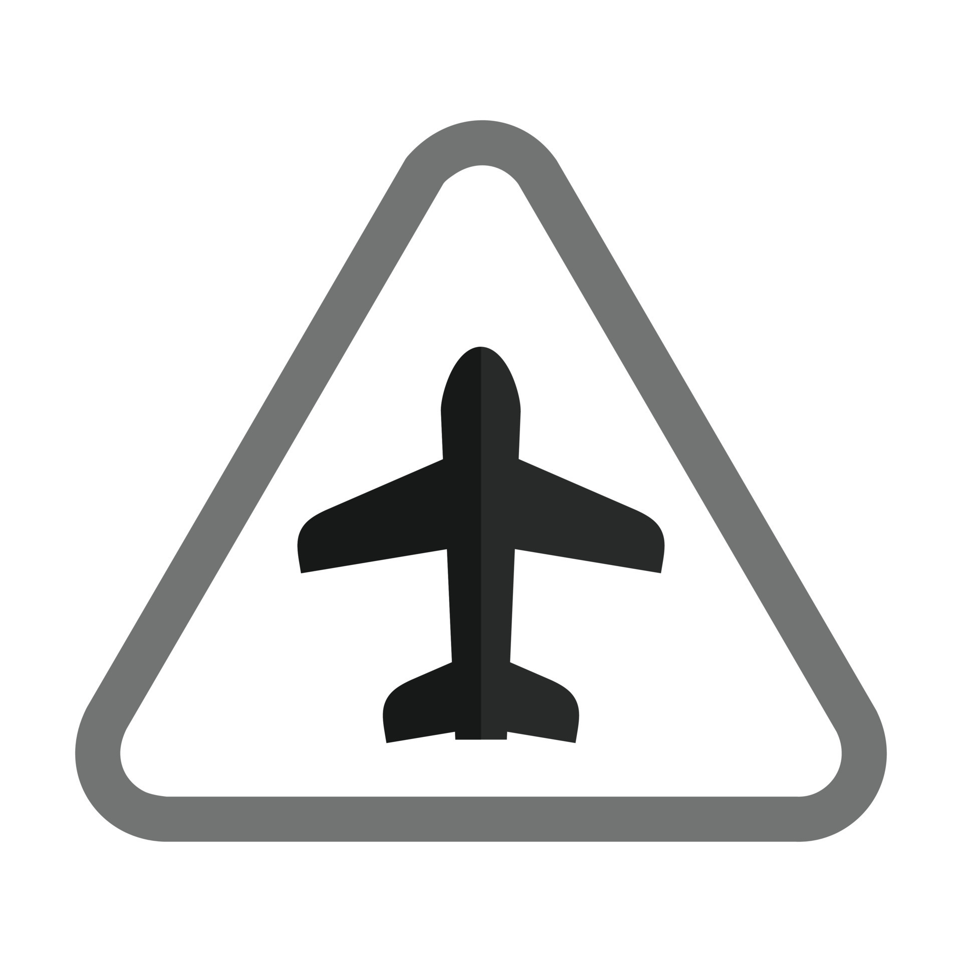 Airport sign Flat Greyscale Icon 15670765 Vector Art at Vecteezy