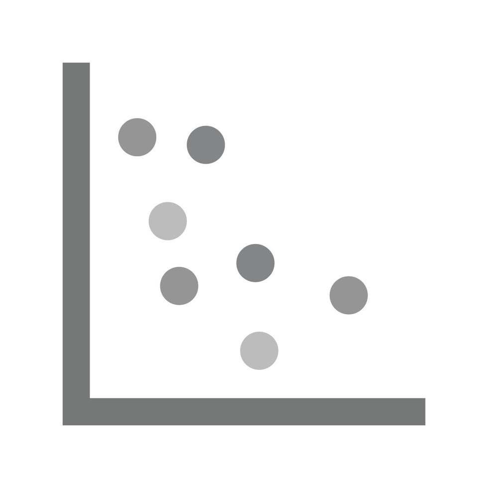 Scatter Plot I Flat Greyscale Icon 15671812 Vector Art at Vecteezy