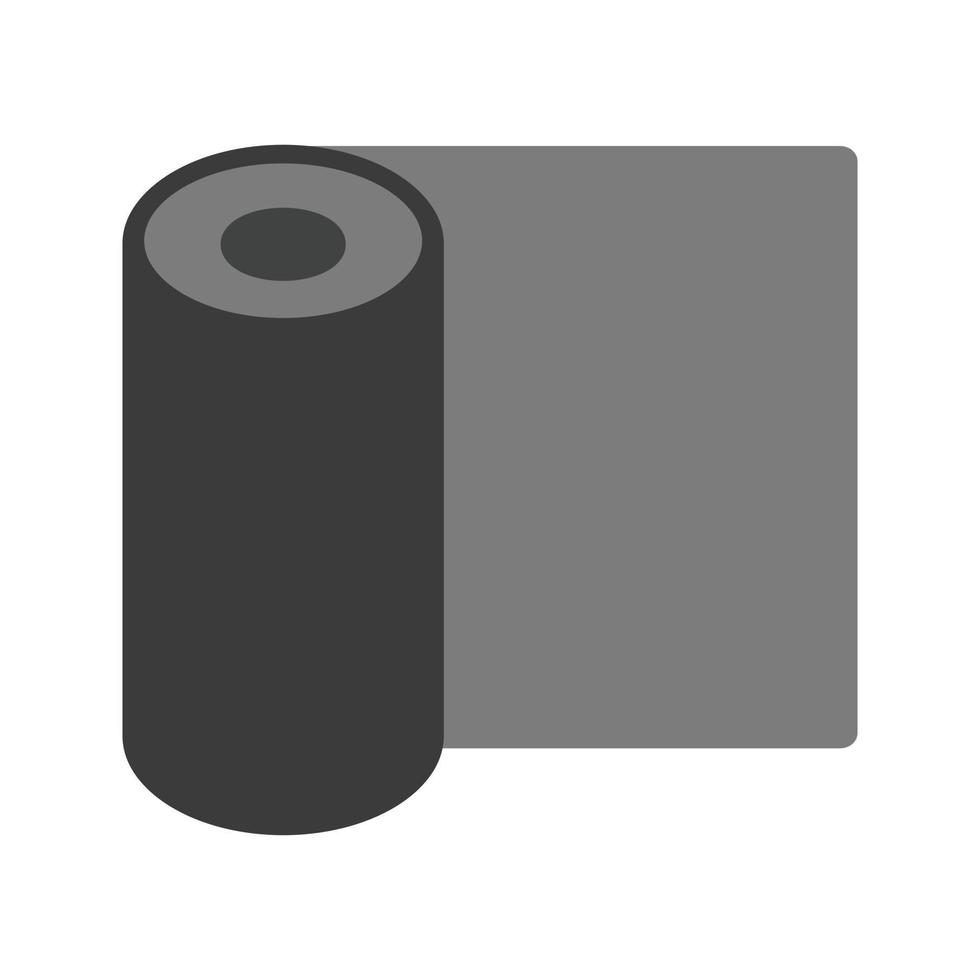 Rolled Mat Flat Greyscale Icon 15672176 Vector Art at Vecteezy
