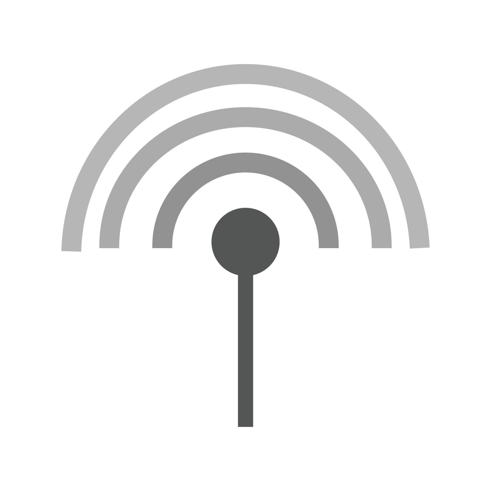 Settings Input Antenna Flat Greyscale Icon 15673837 Vector Art At Vecteezy