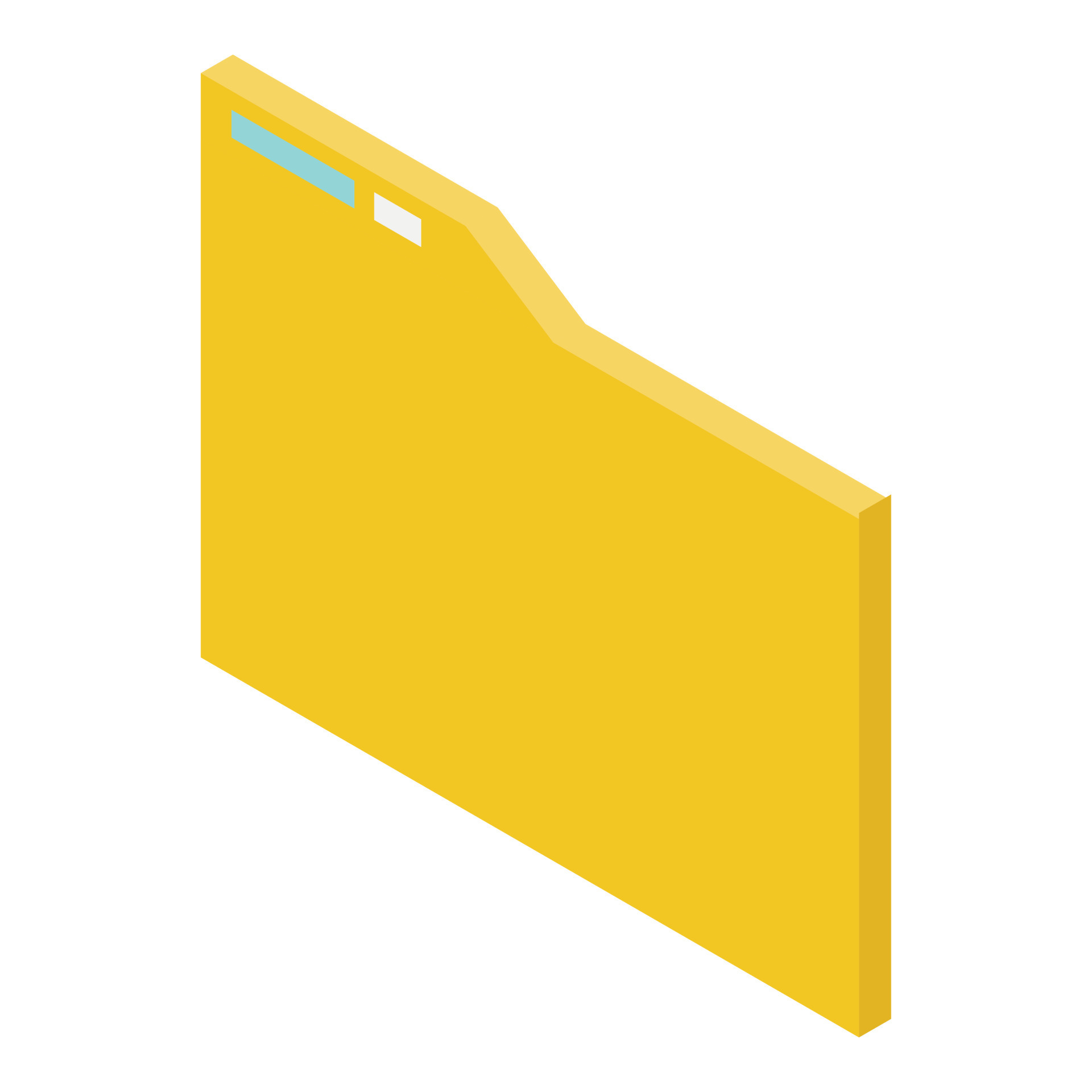 Yellow file folder icon, isometric style 15674272 Vector Art at Vecteezy