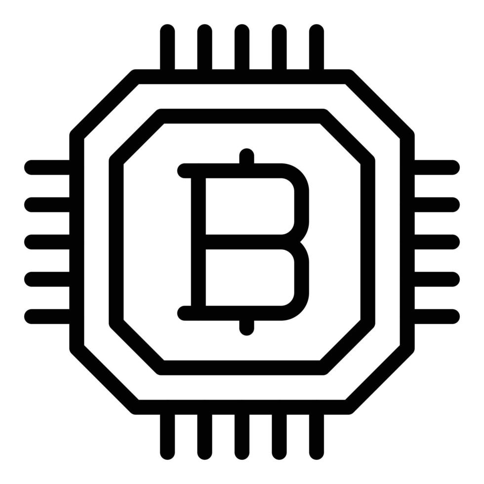 Bitcoin processor icon, outline style 15677014 Vector Art at Vecteezy Bitcoin processor icon, outline style 15677014 Vector Art at Vecteezy