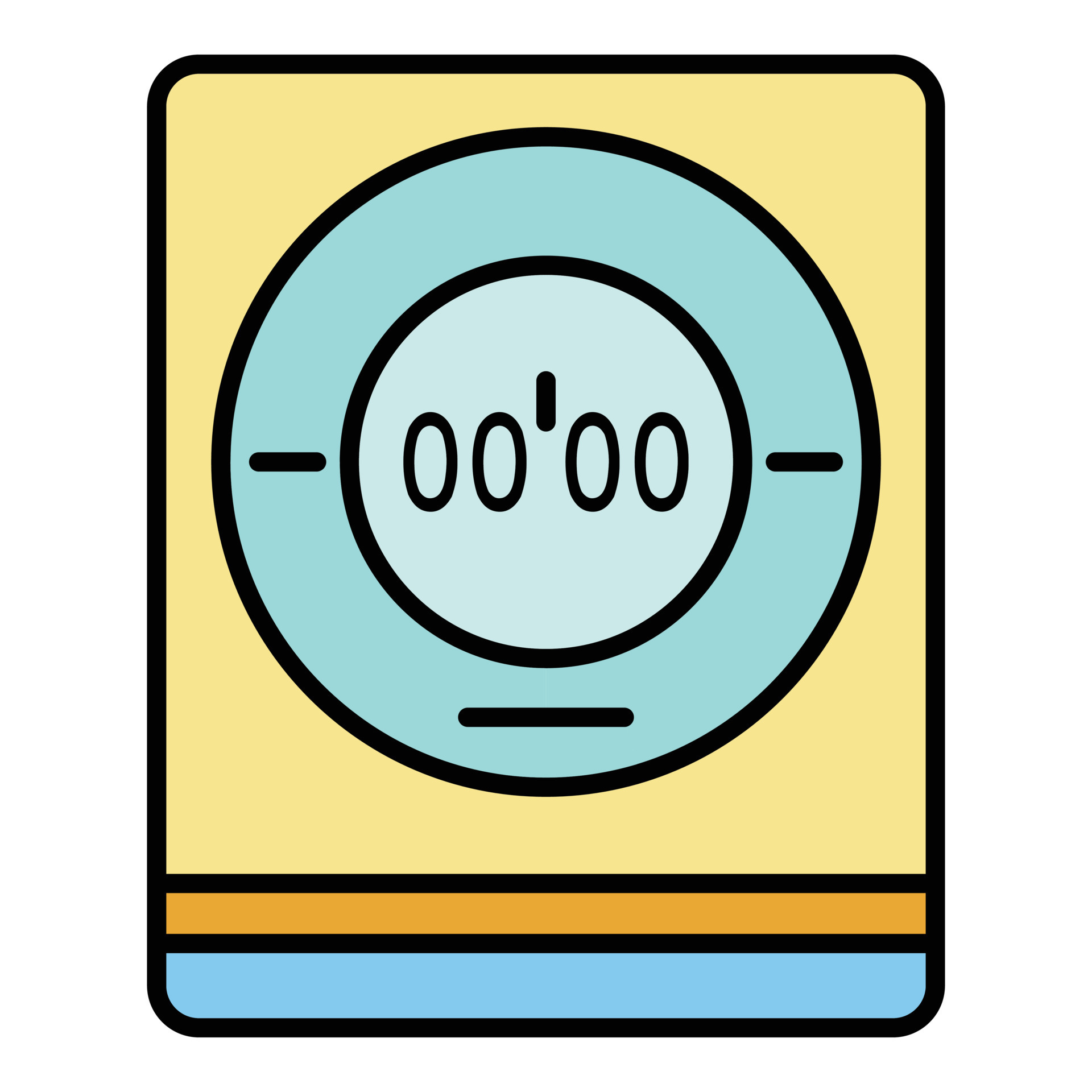 Modern digital timer icon color outline vector 15677879 Vector Art at Vecteezy