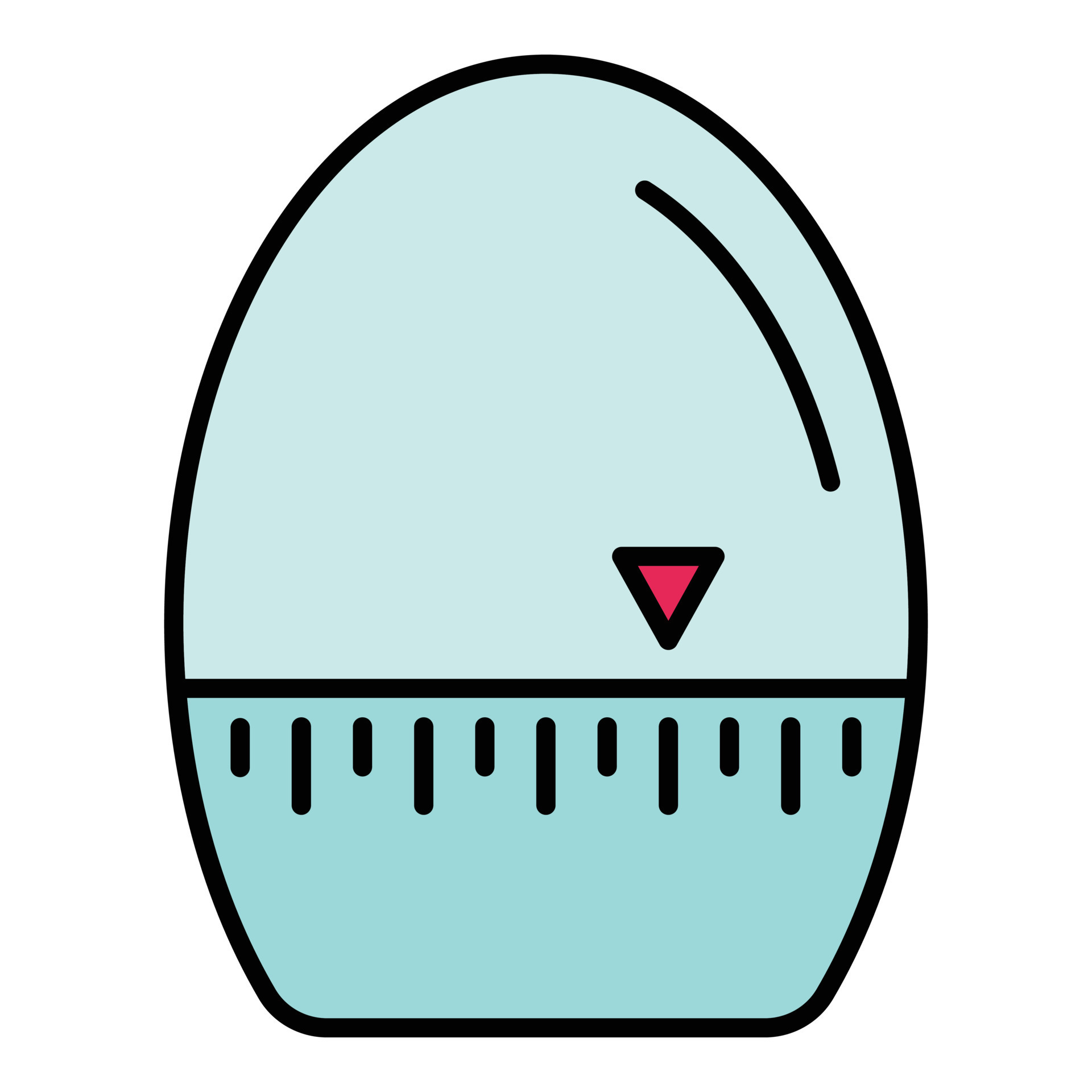 Egg timer icon color outline vector 15677907 Vector Art at Vecteezy