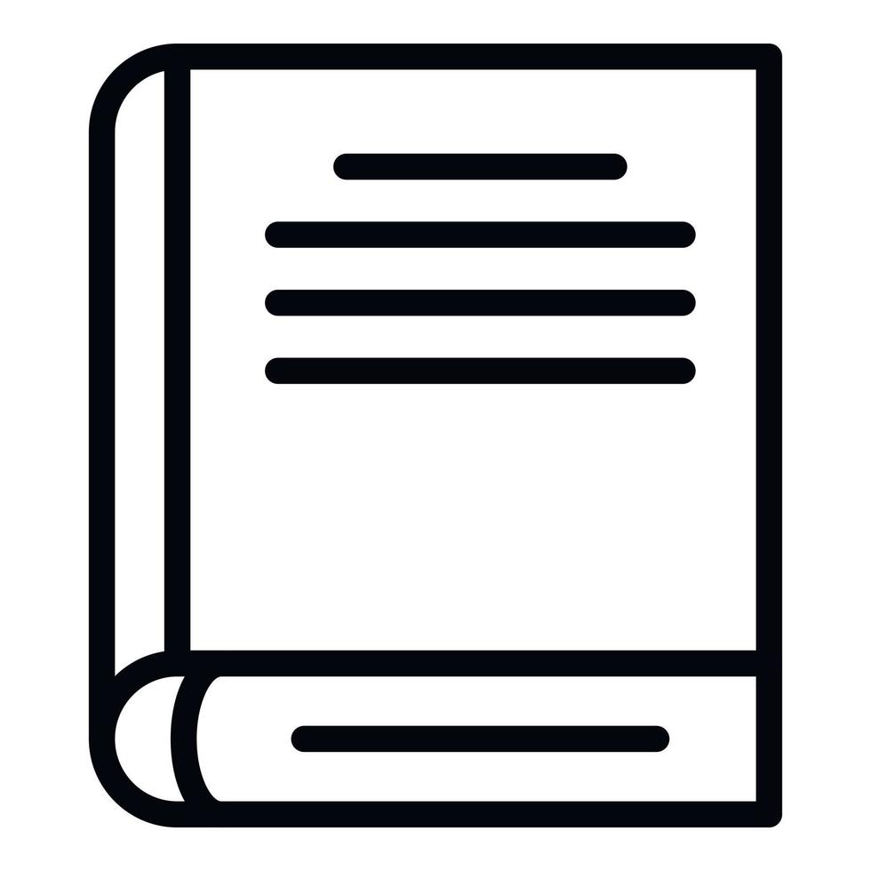 Book icon, outline style 15678040 Vector Art at Vecteezy Book icon, outline style 15678040 Vector Art at Vecteezy