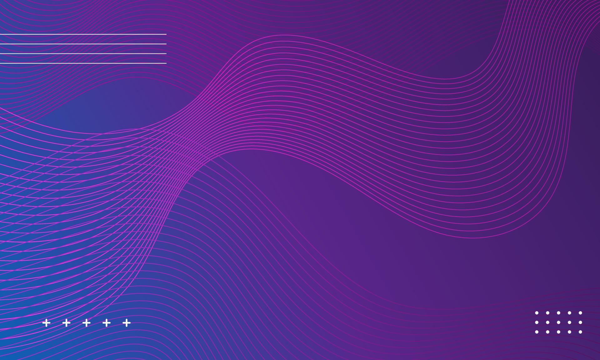 Wavy lines abstract background. Vector illustration 15678182 Vector Art ...